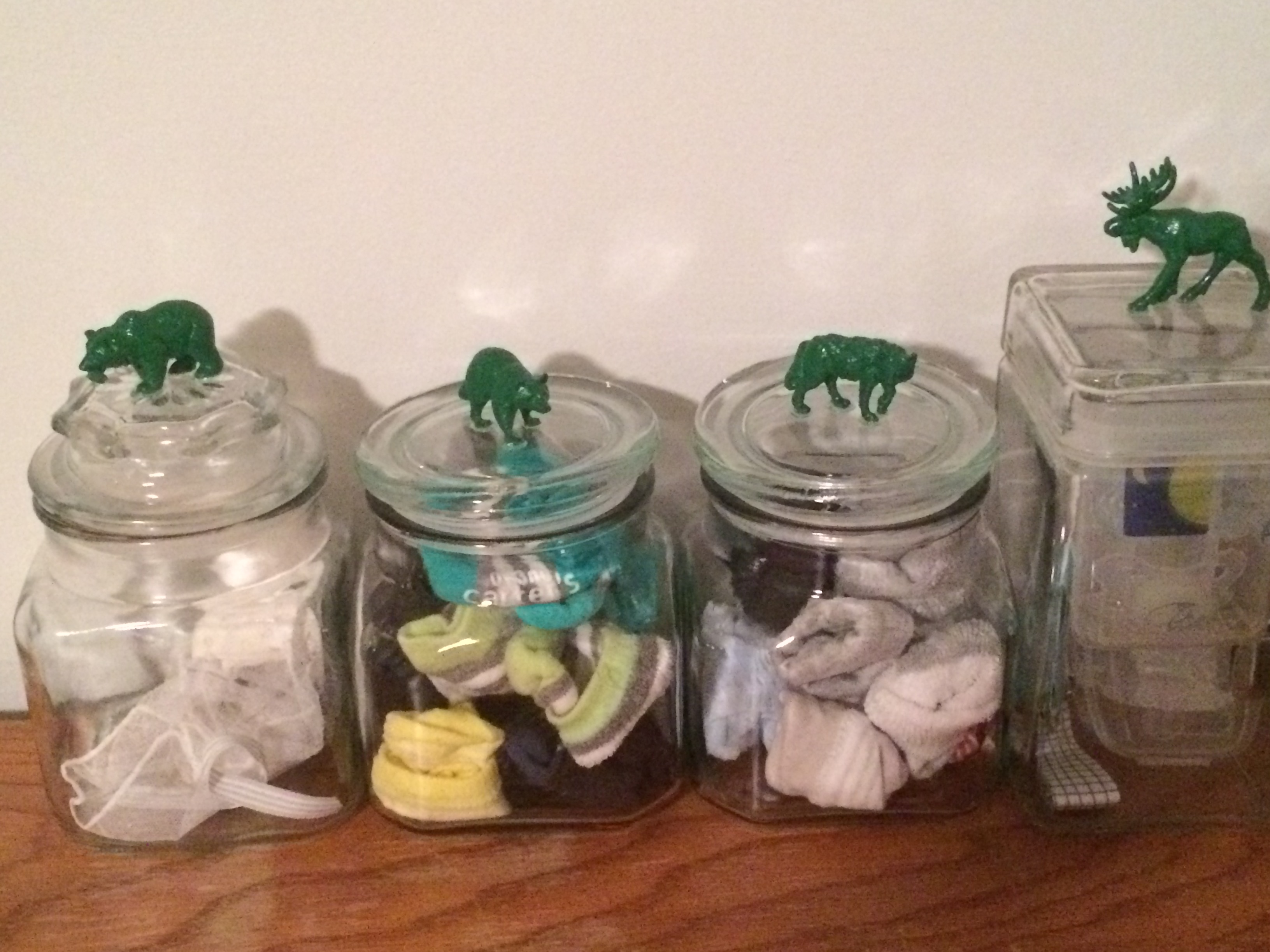 Glass Animal Jars | Birchwoodcat